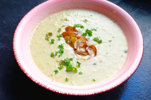 Vegan romige mosterd preisoep | Vegalifestyle Magazine